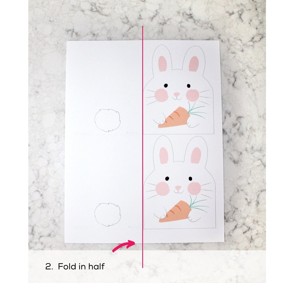 Bunny Card & Envelope | Create Happy Things